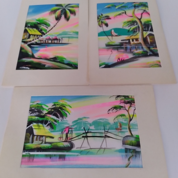 unbranded | Art | Vietnamese Handpainted Cards | Poshmark